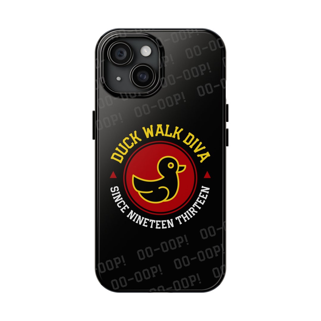 Delta Duck Walk Diva iPhone Case | DST D9 Black Sorority Crossing Gift ...