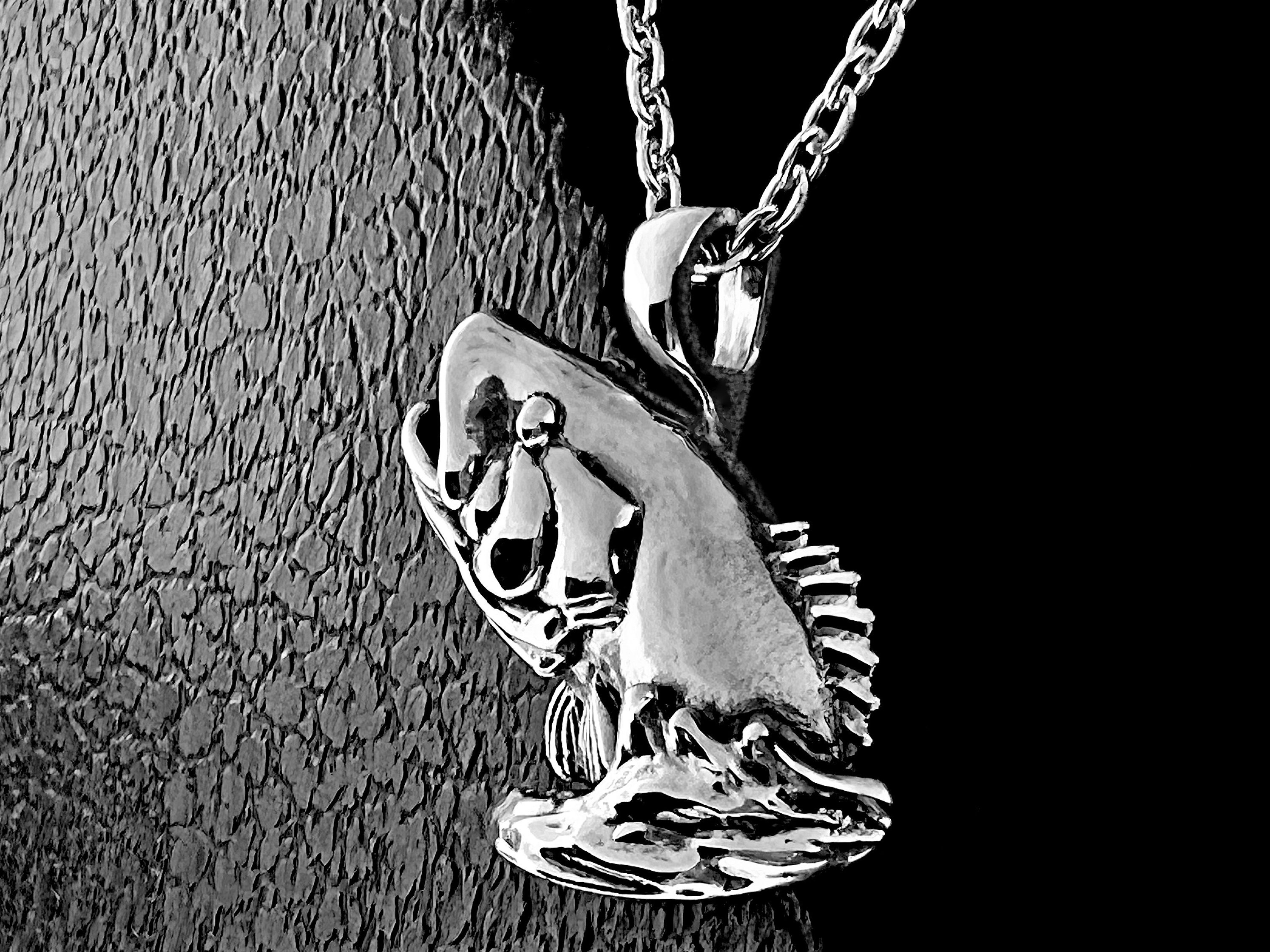 Silver Largemouth Bass Necklace, Fish Jewelry, Bass Jewelry, Jewelry ...