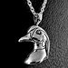 Silver Wood Duck Necklace Duck Jewelry Duck Pendant Bird - Etsy