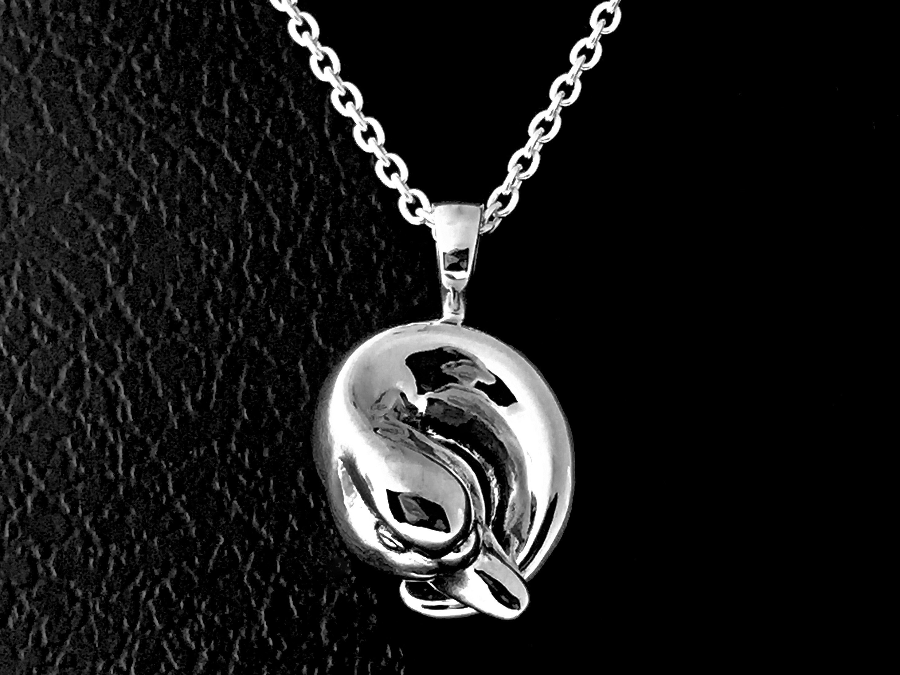 Collar de pato de plata joyería de pato colgante de pato - Etsy España