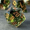 Terrarium Dice Flower Dnd Sharp Edges Dice Set, Plant Druid Dice ...