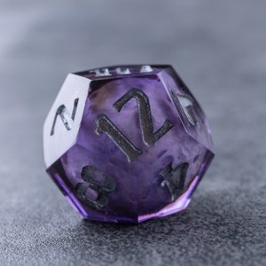 Galaxy Dice - Asteroid Dnd Dice Set, Meteor Dd D20 Single, Moon Themed ...