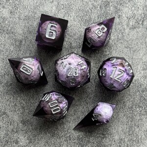 Galaxy Dice Asteroid Dnd Dice Set, Meteor Dd D20 Single, Moon Themed ...