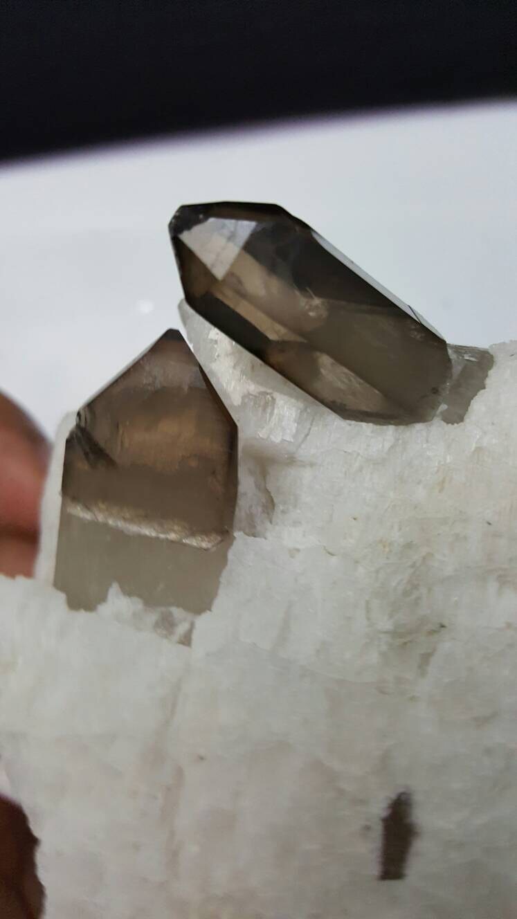 Scepter Smoky Quartz on Feldspar Matrix - Etsy