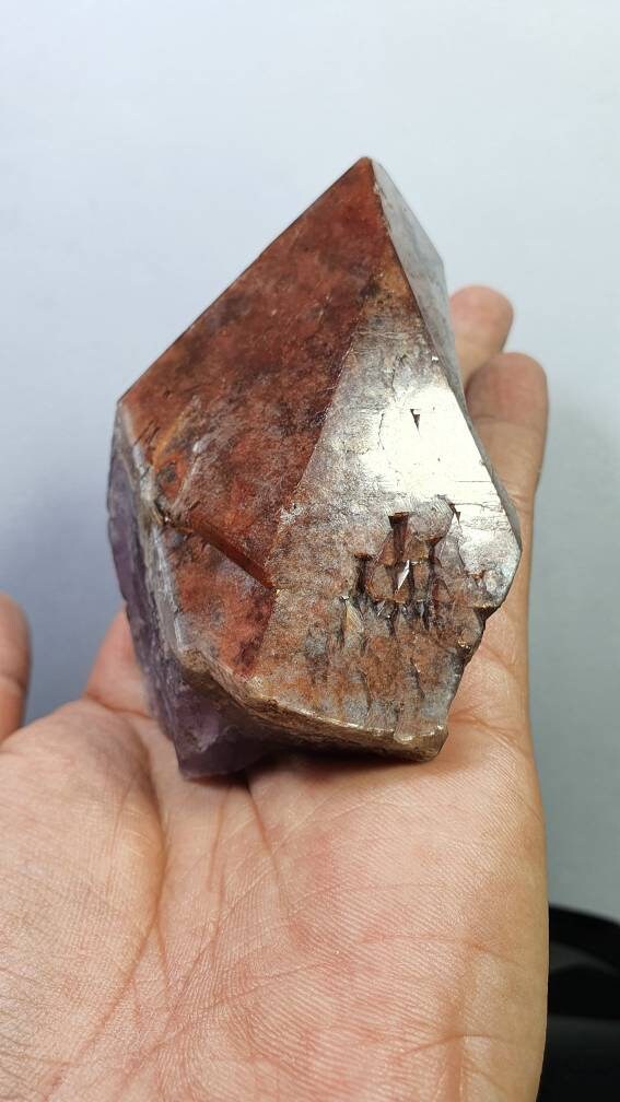 Auralite 23 Hematite Rojo Amatite Amatthyst Single Pointer w | Etsy