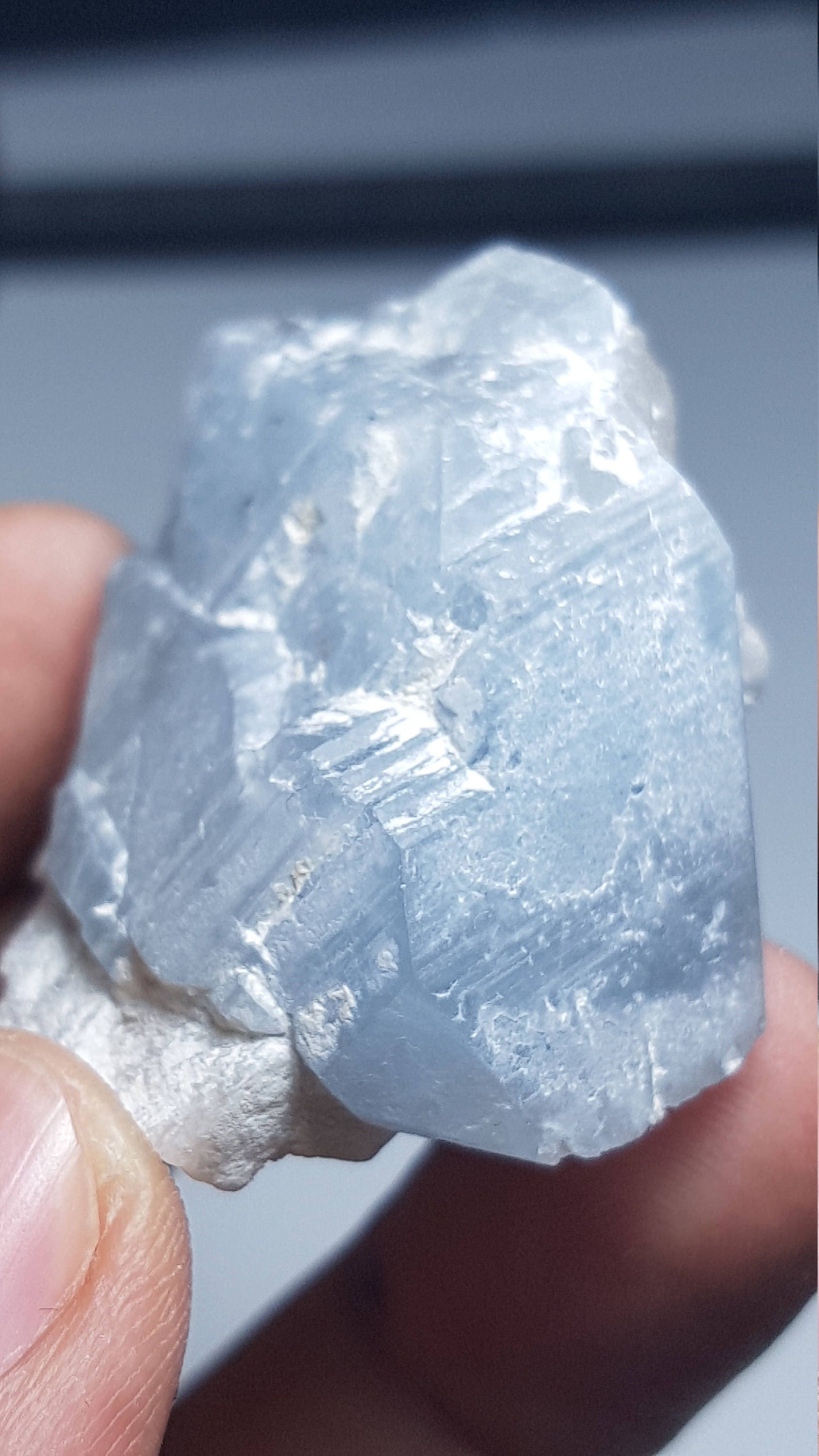 Buy Rare Blue Magnesio-riebeckite Smoky Quartz W Feldspar Online in ...