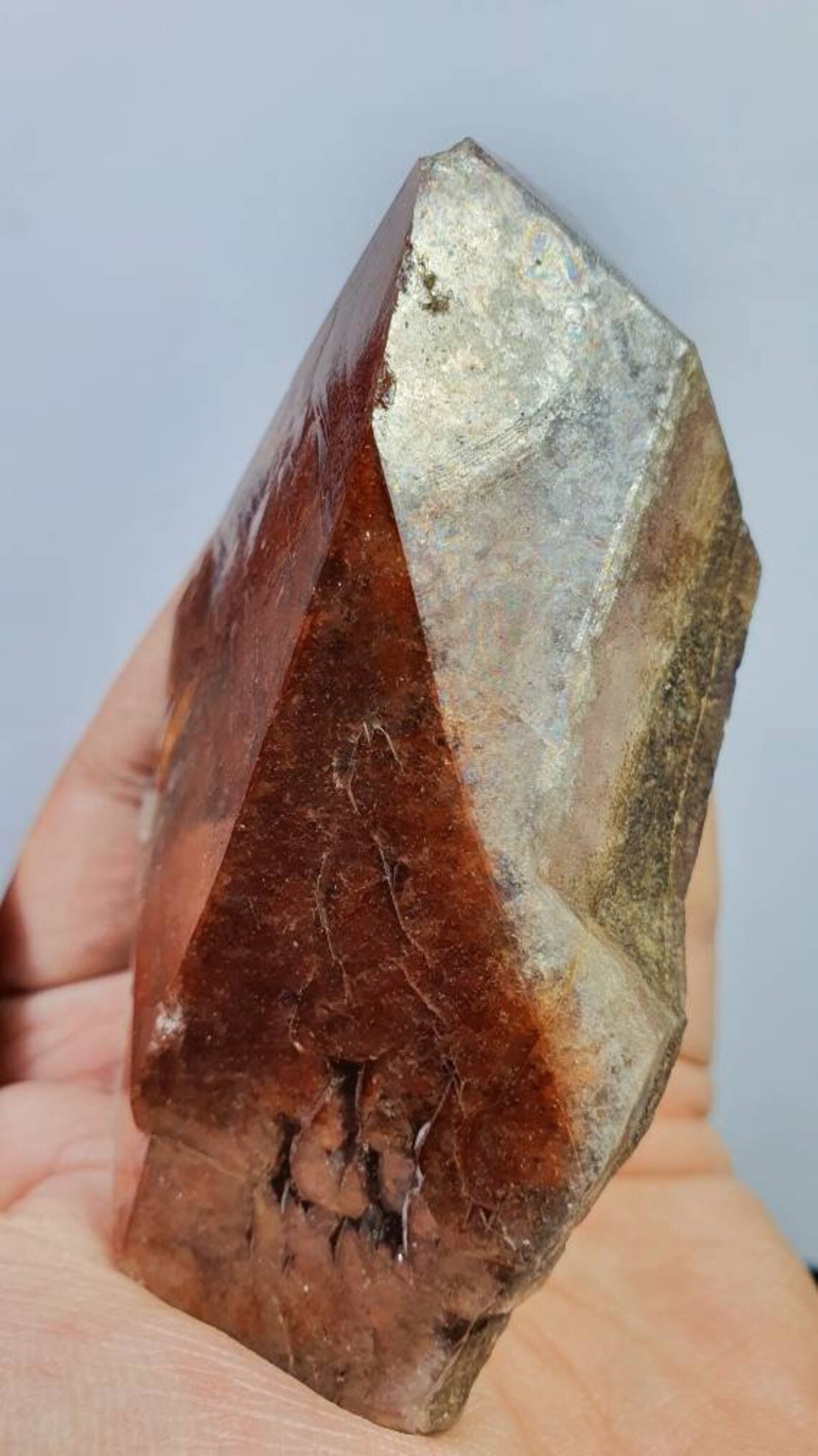 Auralite 23 Hematite Rojo Amatite Amatthyst Single Pointer w | Etsy