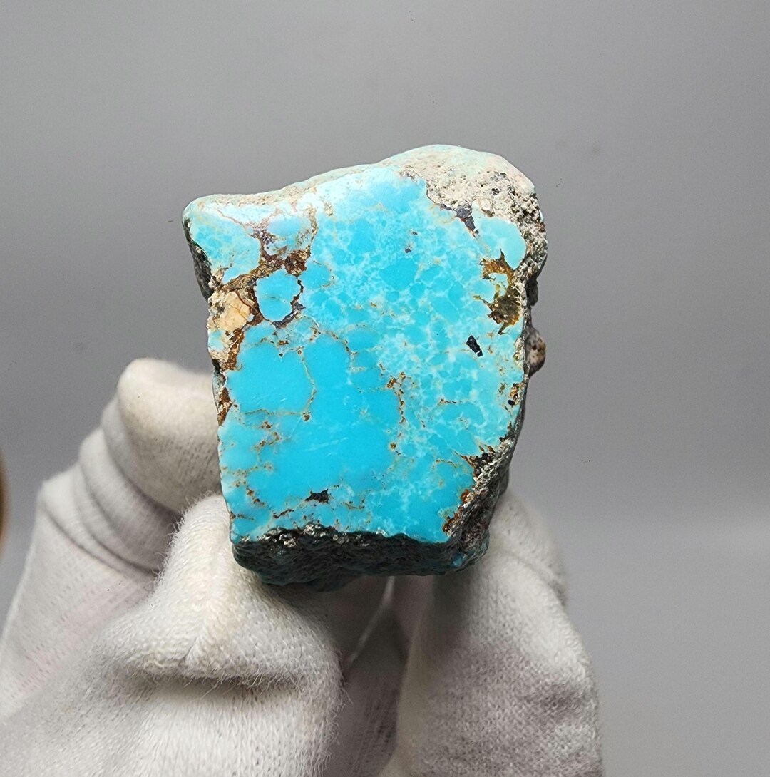 Natural Turquoise Nugget Partially Polished - Etsy