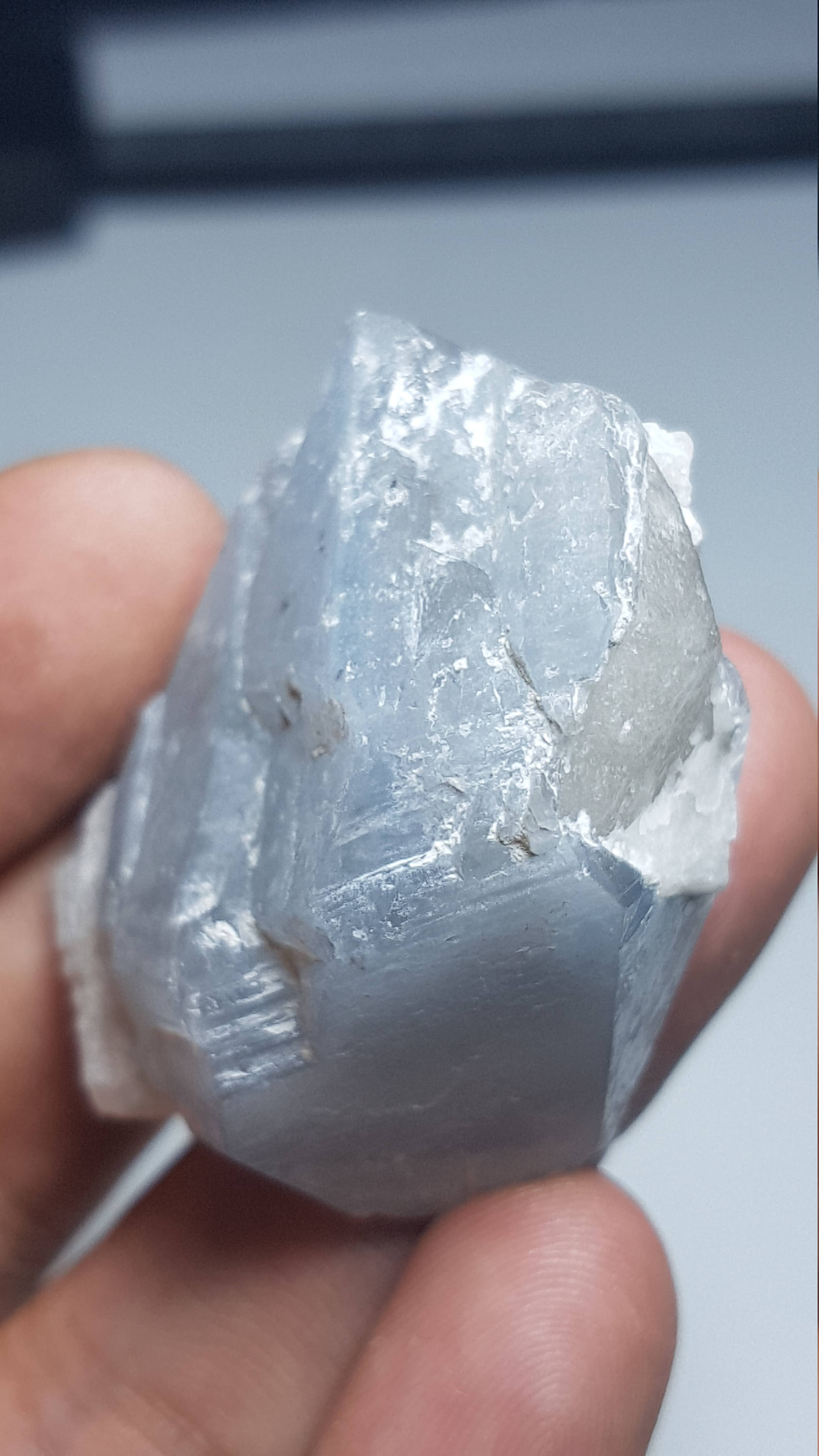 Buy Rare Blue Magnesio-riebeckite Smoky Quartz W Feldspar Online in ...