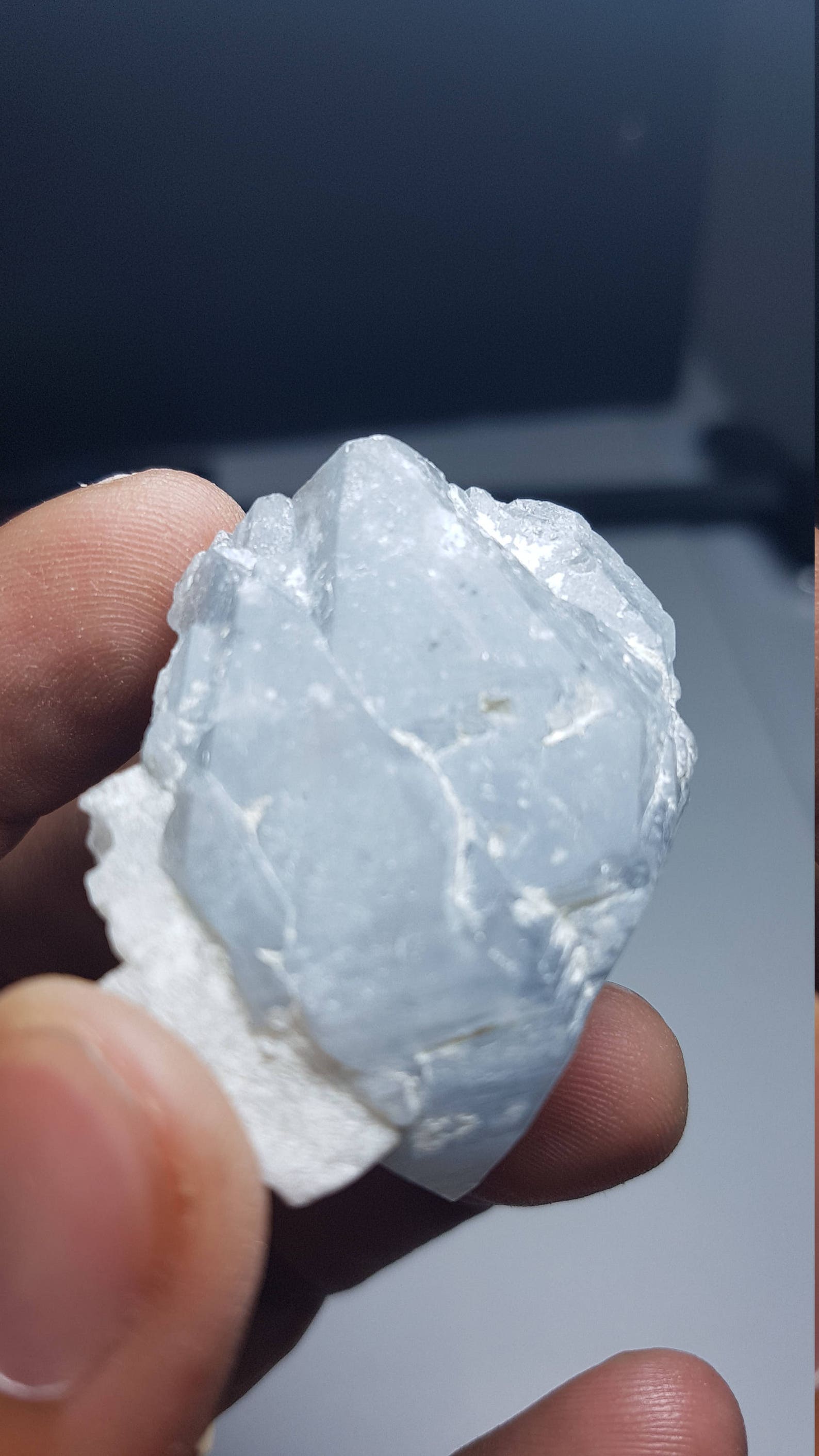 Buy Rare Blue Magnesio-riebeckite Smoky Quartz W Feldspar Online in ...