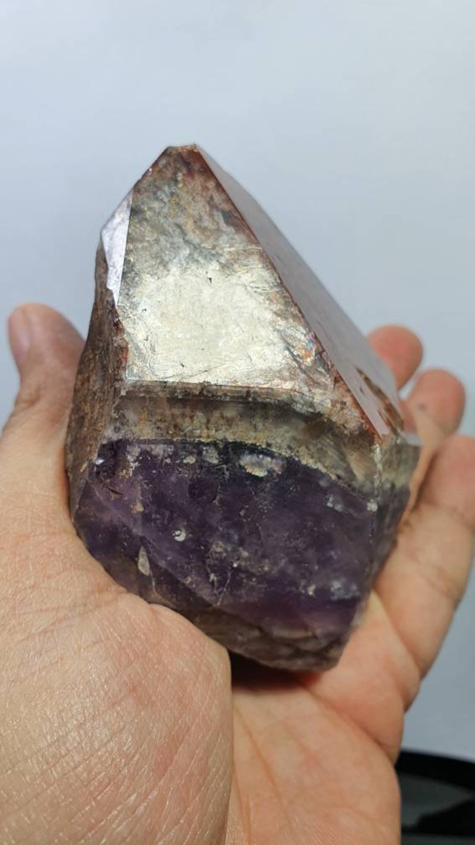 Auralite 23 Hematite Rojo Amatite Amatthyst Single Pointer w | Etsy