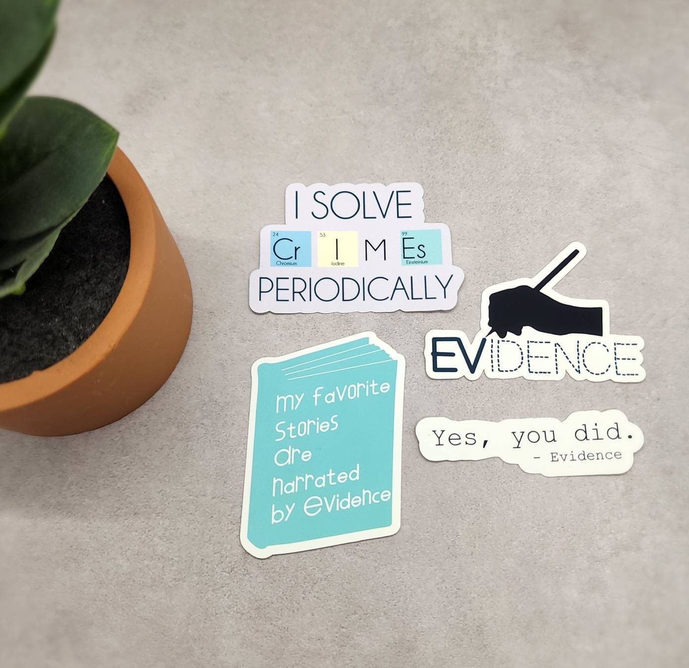 Forensic Sticker Forensic Gifts Fingerprint Sticker Crime - Etsy