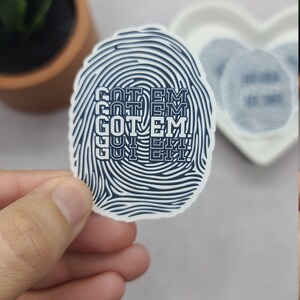 Forensic Sticker, Forensic Gifts, Fingerprint Sticker, Crime Scene ...
