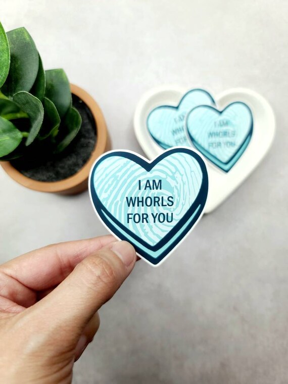 Forensic Sticker Forensic Gifts Fingerprint Sticker Crime | Etsy