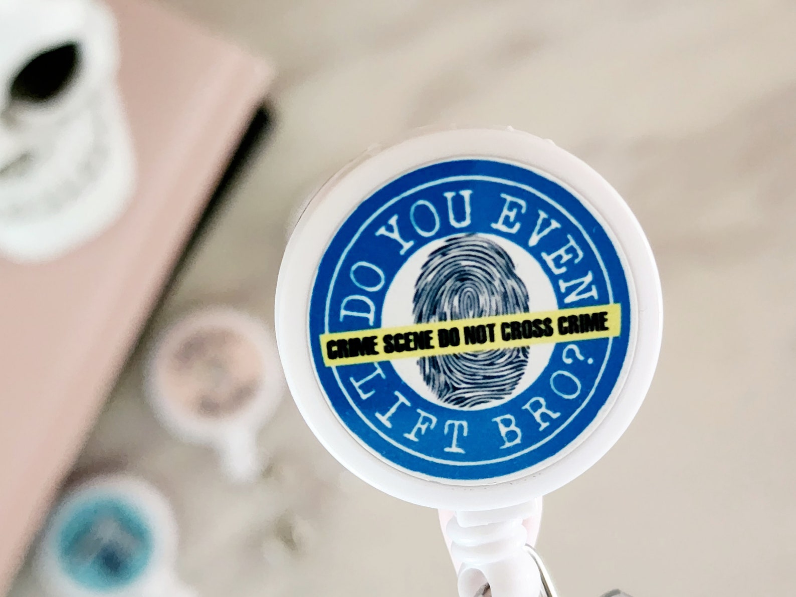 Badge Reel Forensic Gifts Crime Scene CSI Gifts Forensic - Etsy