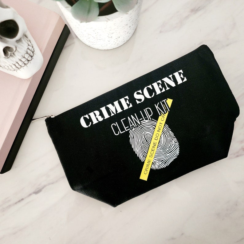 Makeup Bag Forensics Gift Crime Scene Gift CSI Gifts - Etsy
