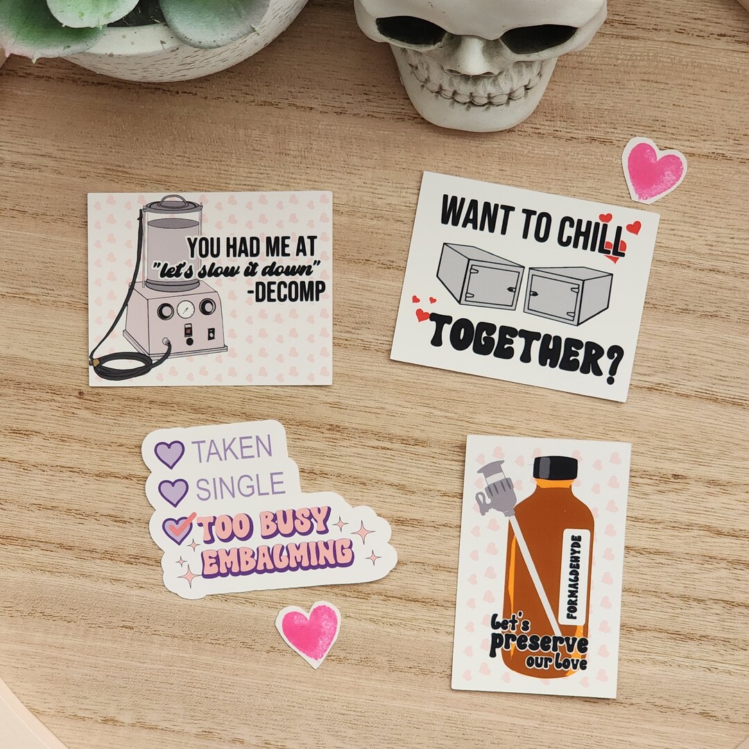 Laptop Stickers, Embalmer Gift, Mortuary Science, Valentine's Gifts ...