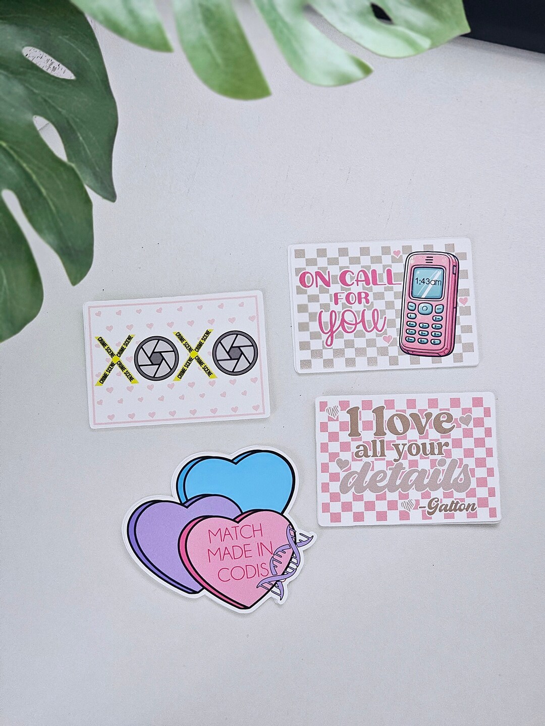 Valentine's Stickers, Forensics, Forensic Gifts, Sticker, CODIS, Crime ...