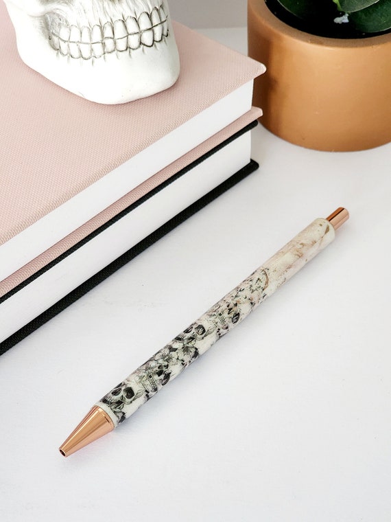 Skull Pen Aesthetic Pens Mortuary Science CSI Anatomy - Etsy