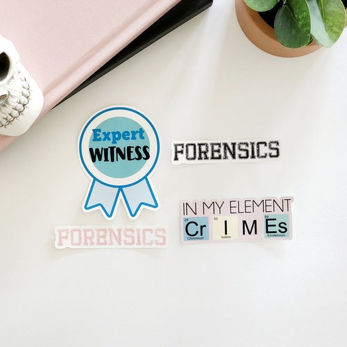 Forensic Sticker Forensic Gifts Fingerprint Sticker Crime - Etsy