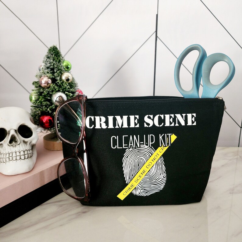 Makeup Bag Forensics Gift Crime Scene Gift CSI Gifts - Etsy