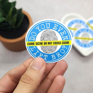 Forensic Sticker, Forensic Gifts, Fingerprint Sticker, Crime Scene ...