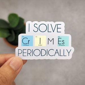 Forensic Sticker Forensic Gifts Fingerprint Sticker Crime - Etsy