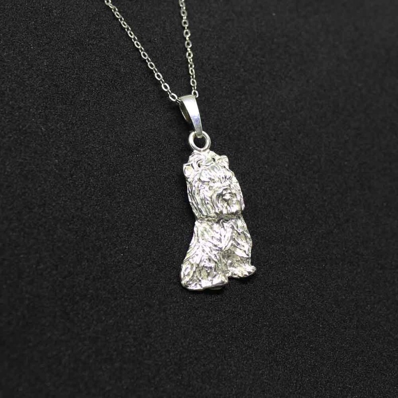 Yorkie Jewelry Pendant-sterling Silver-personalized Pet - Etsy