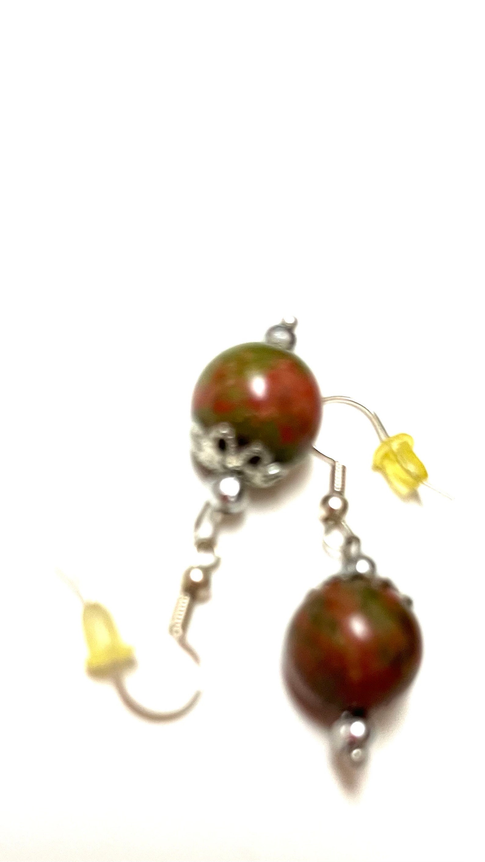 Ukanite Beaded Necklace Set Ukanite Necklace With Rose - Etsy UK