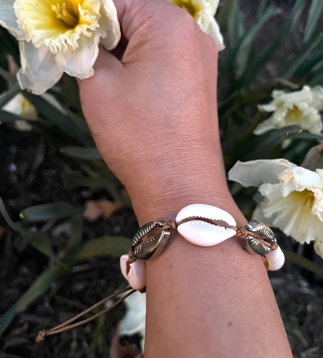 Cowrie Shell Braclet/anklet, 5 Mukhi Rudrakha Shell Earrings, Anti ...