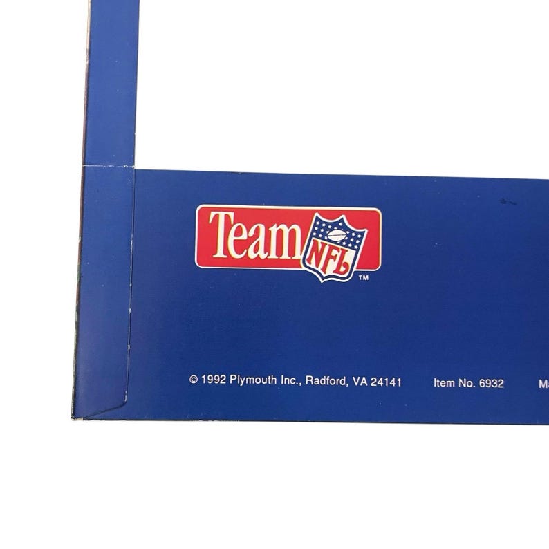 Buffalo Bills NFL Football Teams School Embossed Folder Vintage 1992 ...