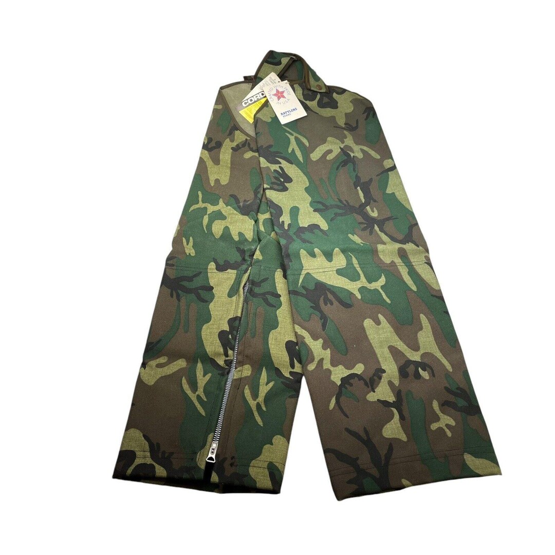 Vintage Rattlers Brand Snake Proof Condura Camouflage Chaps Regular NOS ...