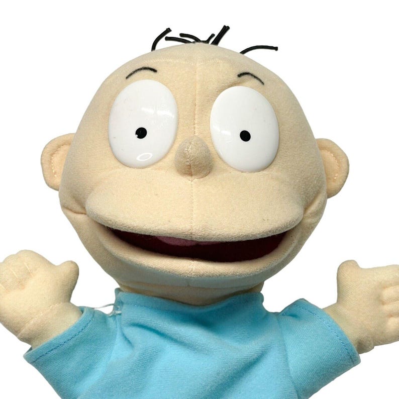 Vintage 1998 Rugrats Tommy Pickles Hand Puppet Nickelodeon Cartoon ...