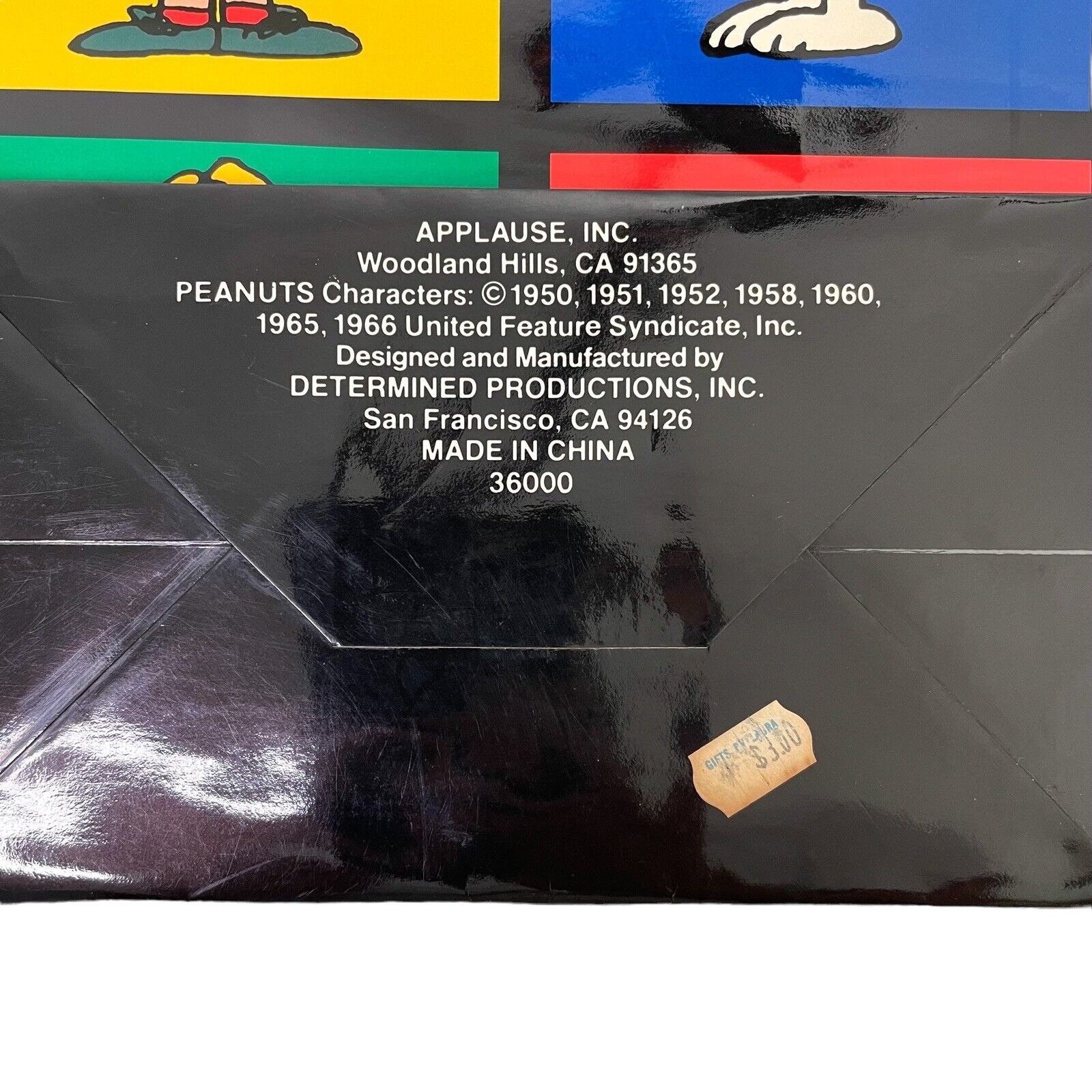 VTG Peanuts Snoopy & Gang Applause Gift Bags 40 Years of Happiness ...