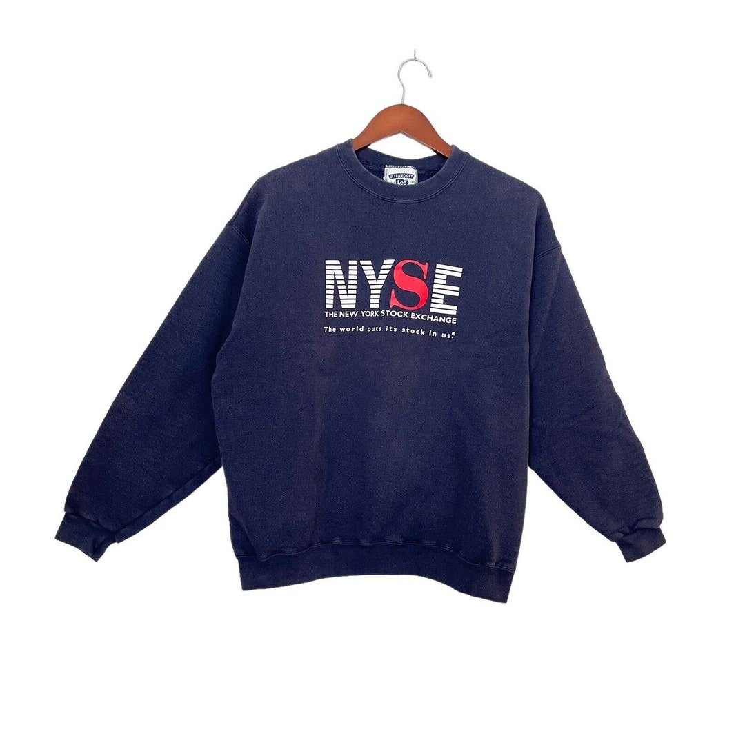 VTG 1990s NYSE New York Stock Exchange Crewneck Sweatshirt Made in USA ...