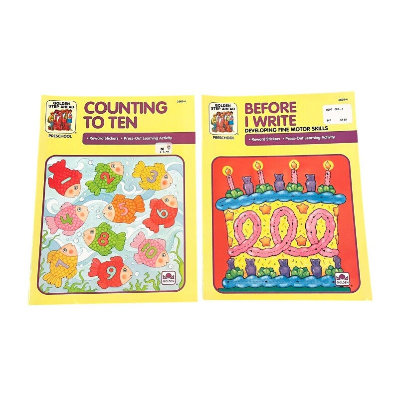Golden Shape Books - Etsy