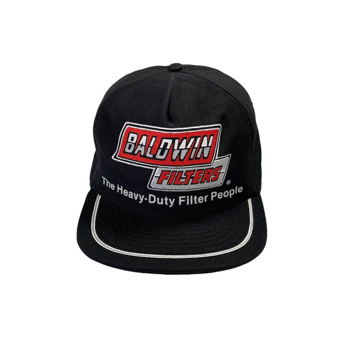 Vintage Baldwin Filters Snap Back Trucker Hat Stylemaster USA Foam is ...