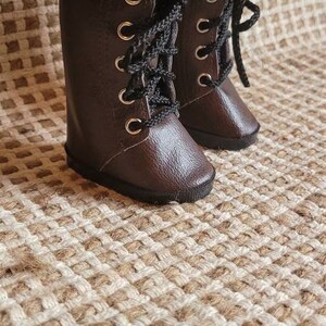 18 Inch Knee High Lace up Boots. Handmade to Fit 18 Inch Dolls | Etsy