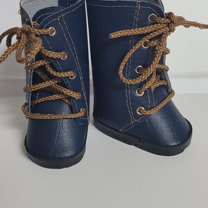 18 Inch Knee High Lace up Boots. Handmade to Fit 18 Inch Popular Dolls ...
