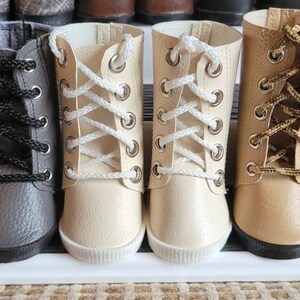 18 Inch Knee High Lace up Boots. Handmade to Fit 18 Inch - Etsy