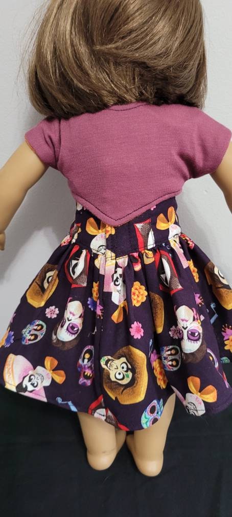 18 inch doll dress strapless dress with reversible bolero | Etsy