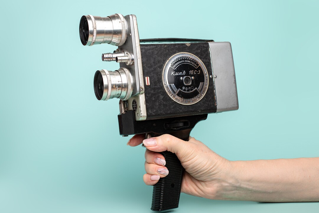 Retro Video Camera Vintage Movie Camera Kiev 16 С-3 Collectible Camera ...