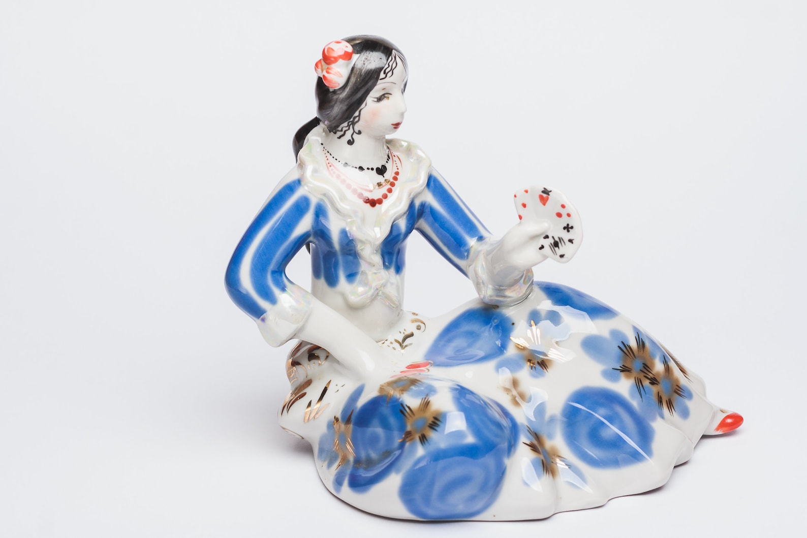 Gypsy Woman Figurine Porcelain Sculpture Collectible Woman - Etsy UK