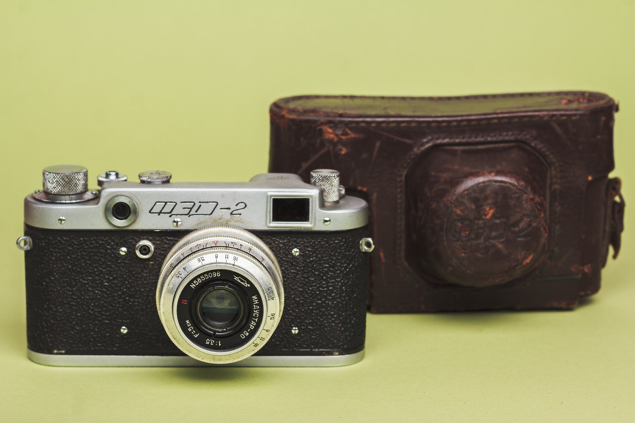 Fed 2 camera Rangefinder film camera Lens Industar 61l/D | Etsy