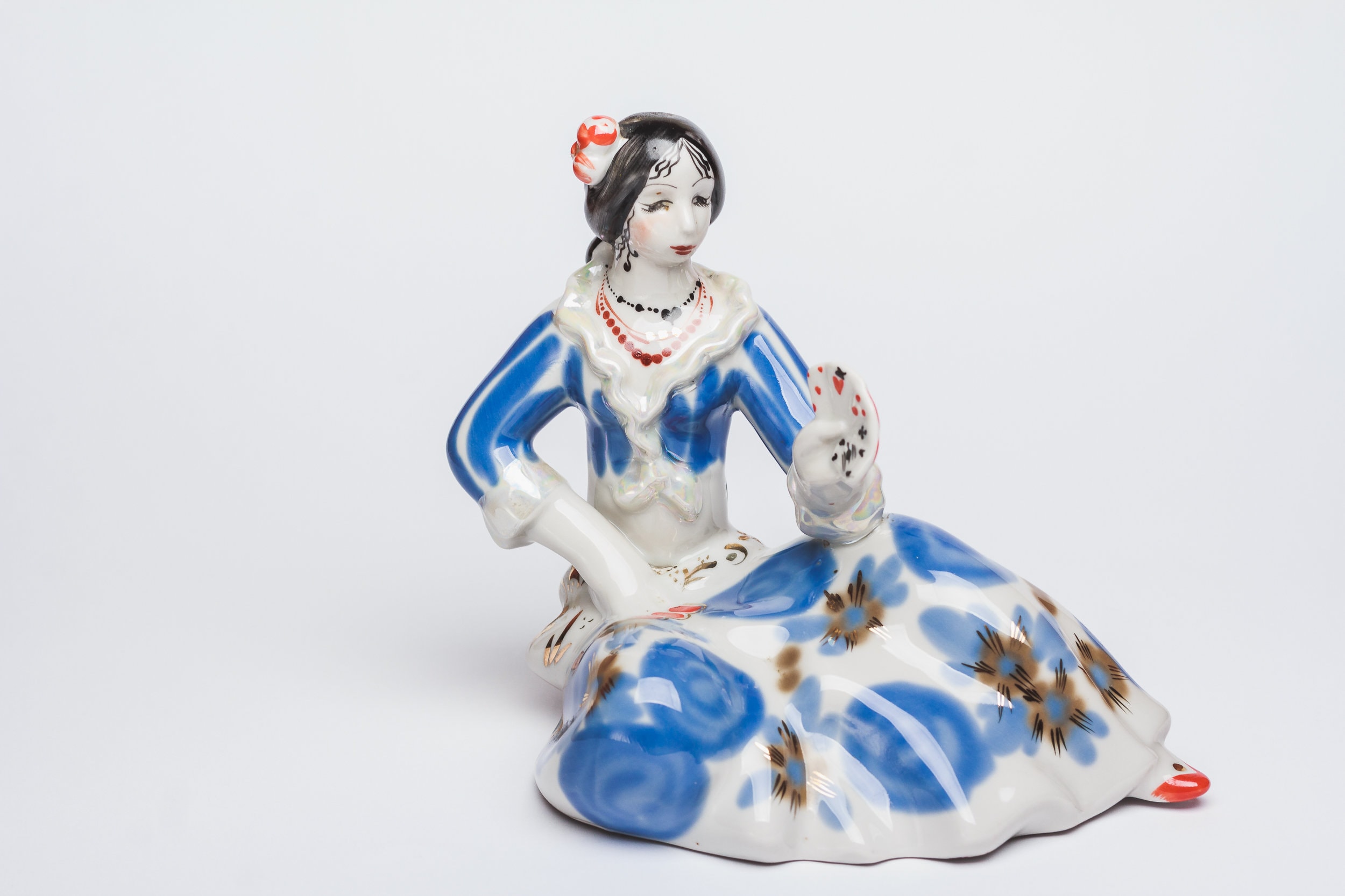 Gypsy Woman Figurine Porcelain Sculpture Collectible Woman - Etsy UK