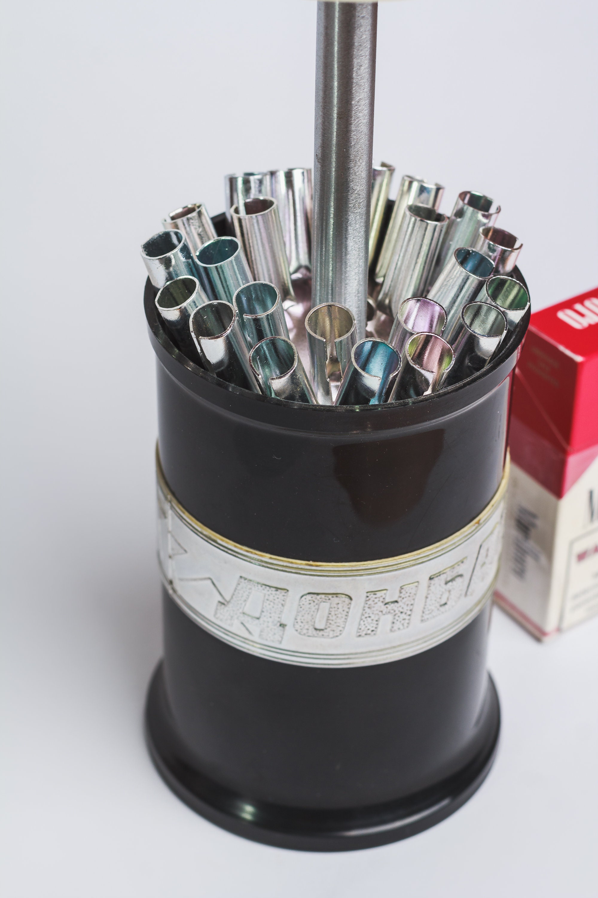 Cigarette holder box lamp Vintage dispenser storage box | Etsy