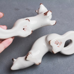 Stoat Figurine Soviet Vintage Porcelain Weasel Statue Easter Table ...