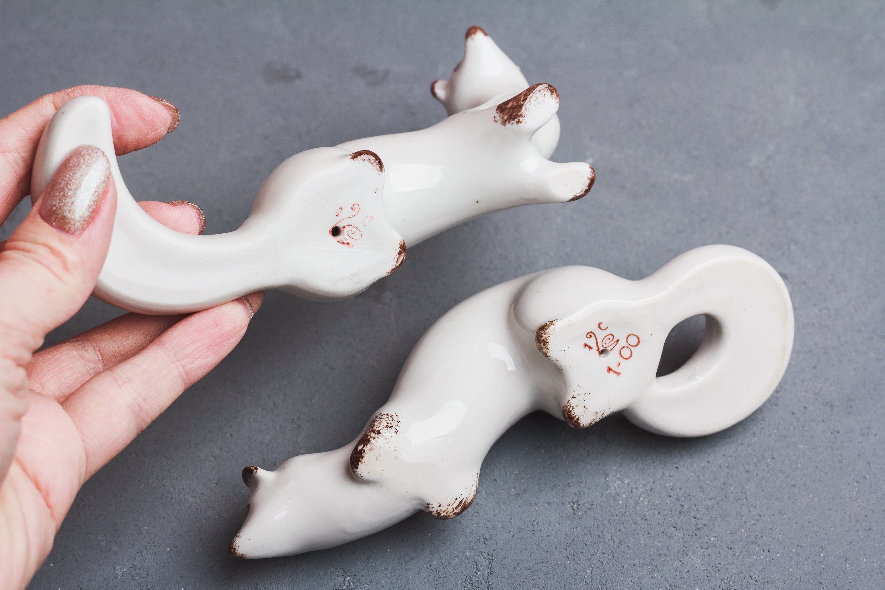 Stoat Figurine Soviet Vintage Porcelain Weasel Statue Easter - Etsy