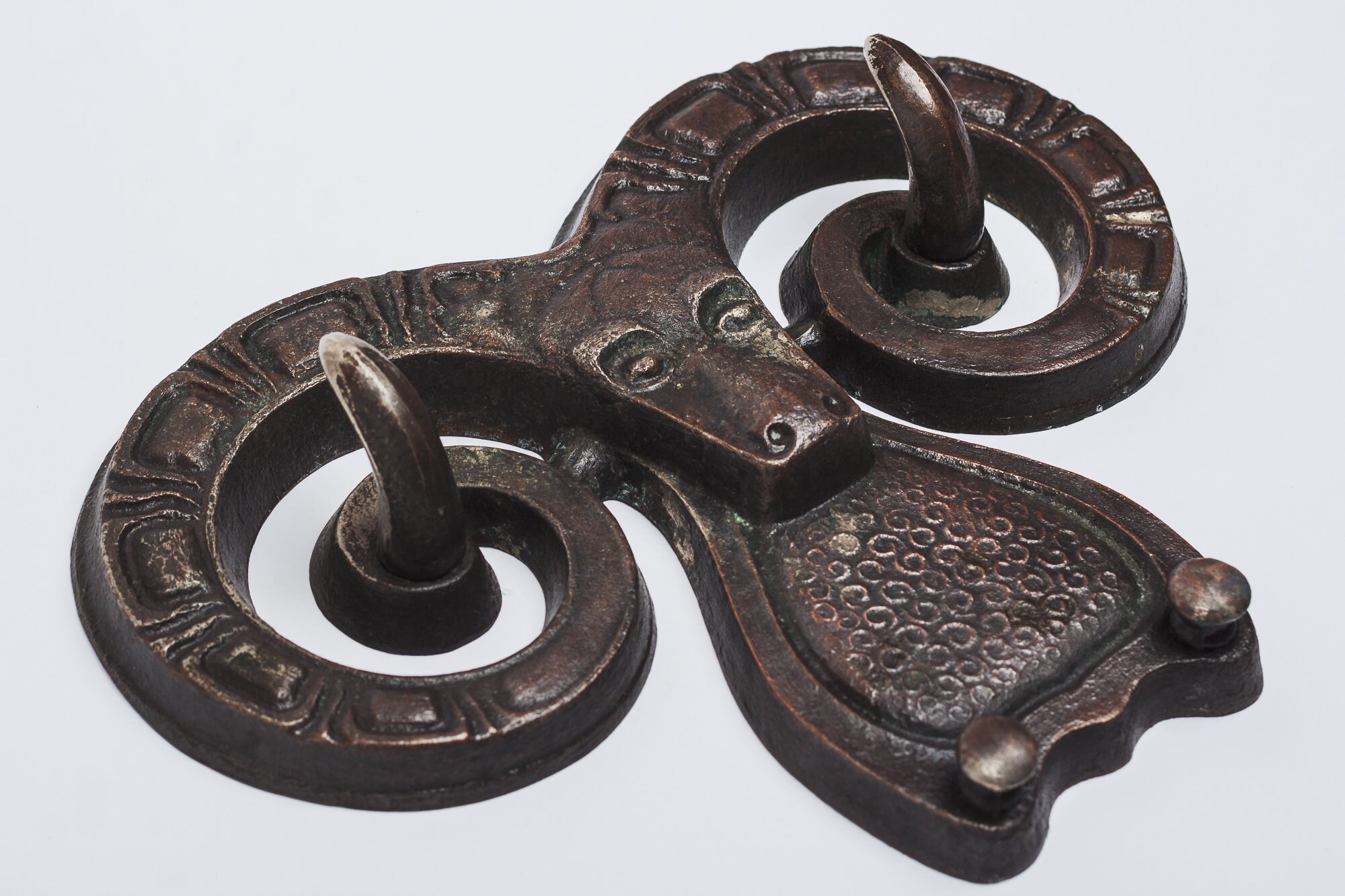 Vintage Coat Rack Ram Head Metal Clothes Hanger Farmhouse - Etsy