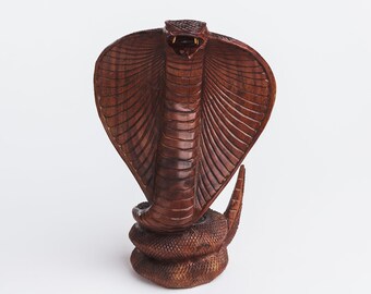 Snake Wood Figurine - Etsy
